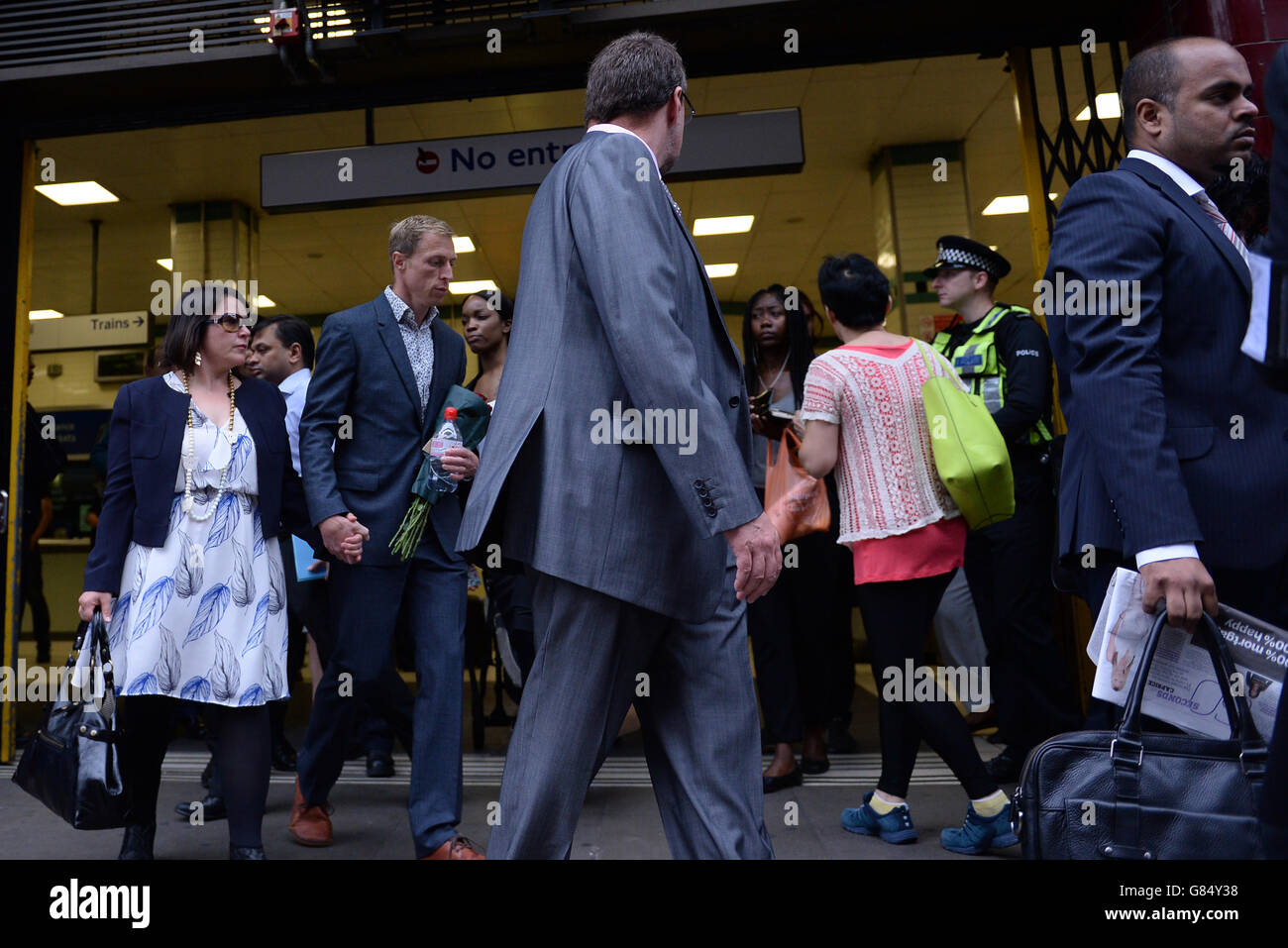 Tube station russell square hi-res stock photography and images - Alamy