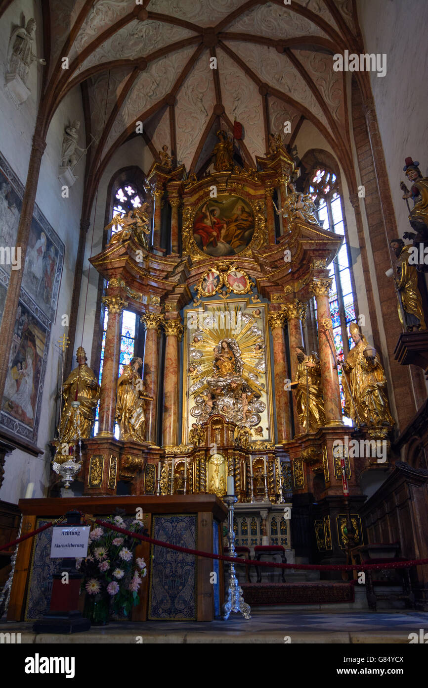 church Marienkirche inside, Maria Saal, Austria, Kärnten, Carinthia ...