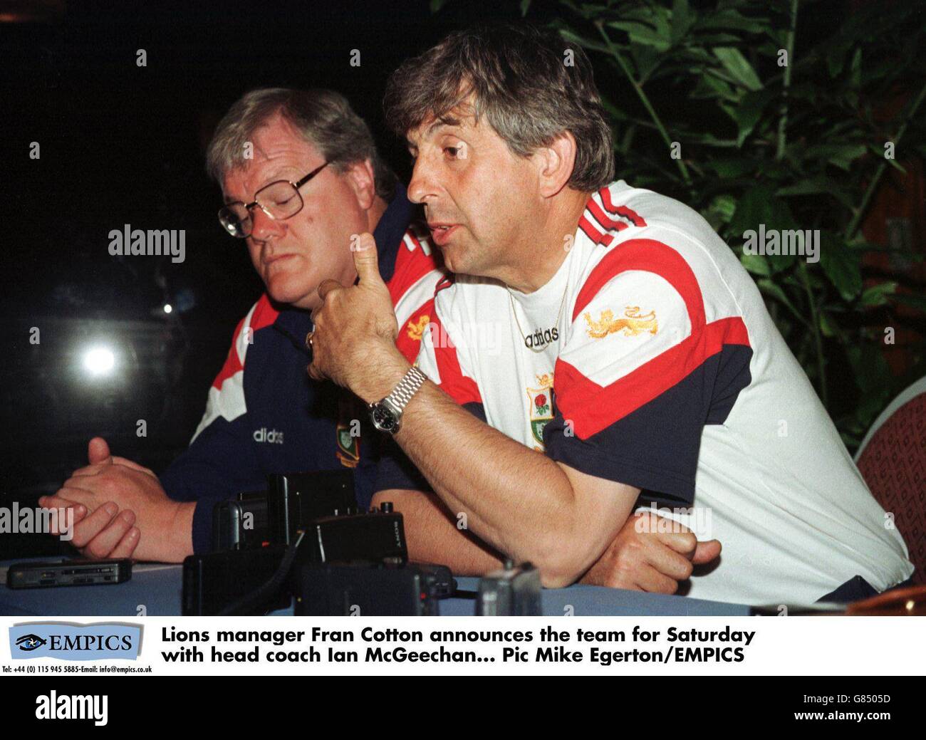 Rugby Union ...British Lions Tour to South Africa ... British Lions ...