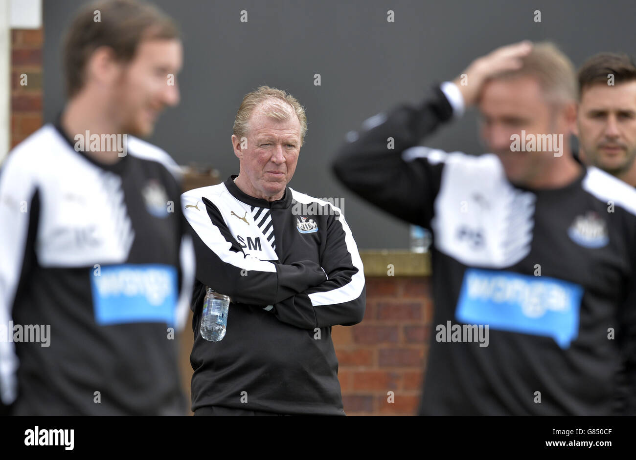 Newcastle united training session darsley park hi-res stock photography ...