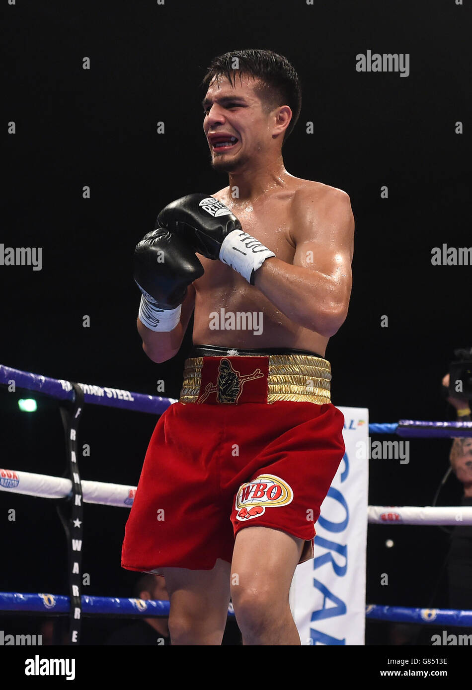 Boxing - Manchester Velodrome Stock Photo - Alamy