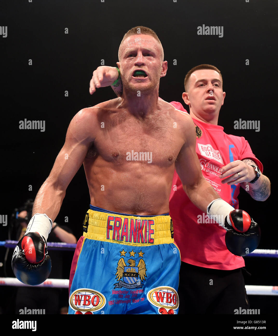 England's Terry Flanagan celebrates after victory over USA's Jose ...