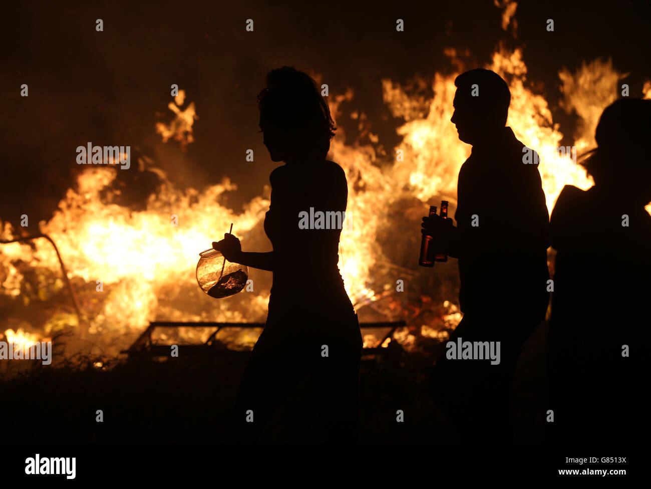Twelfth of July celebrations - Belfast Stock Photo - Alamy