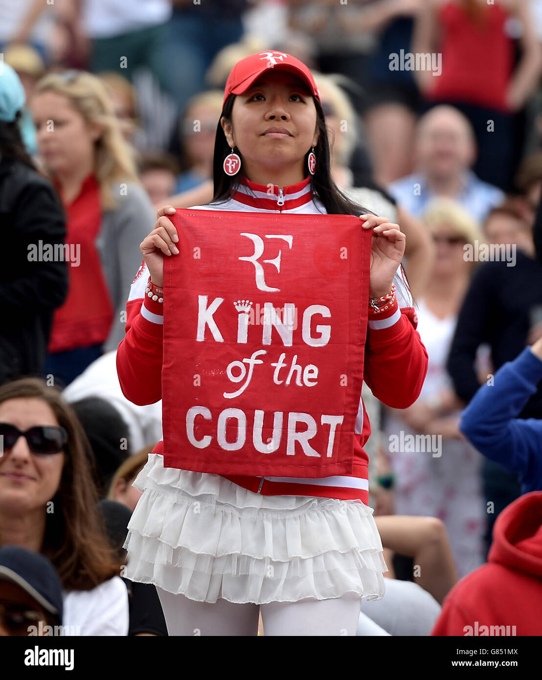 Roger Federer Fan Club High Resolution Stock Photography and Images - Alamy