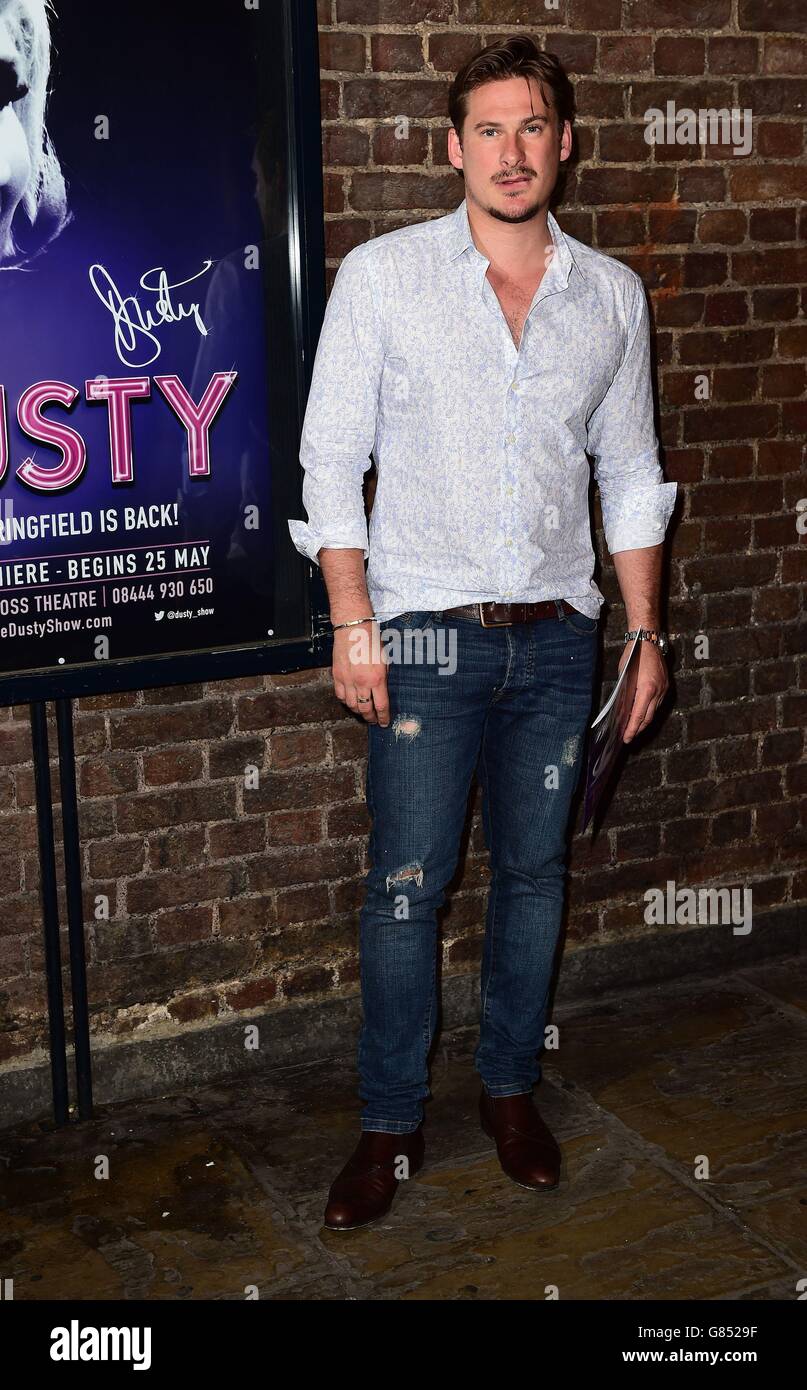 Lee Ryan attending the press night for the musical Dusty at the Charing ...