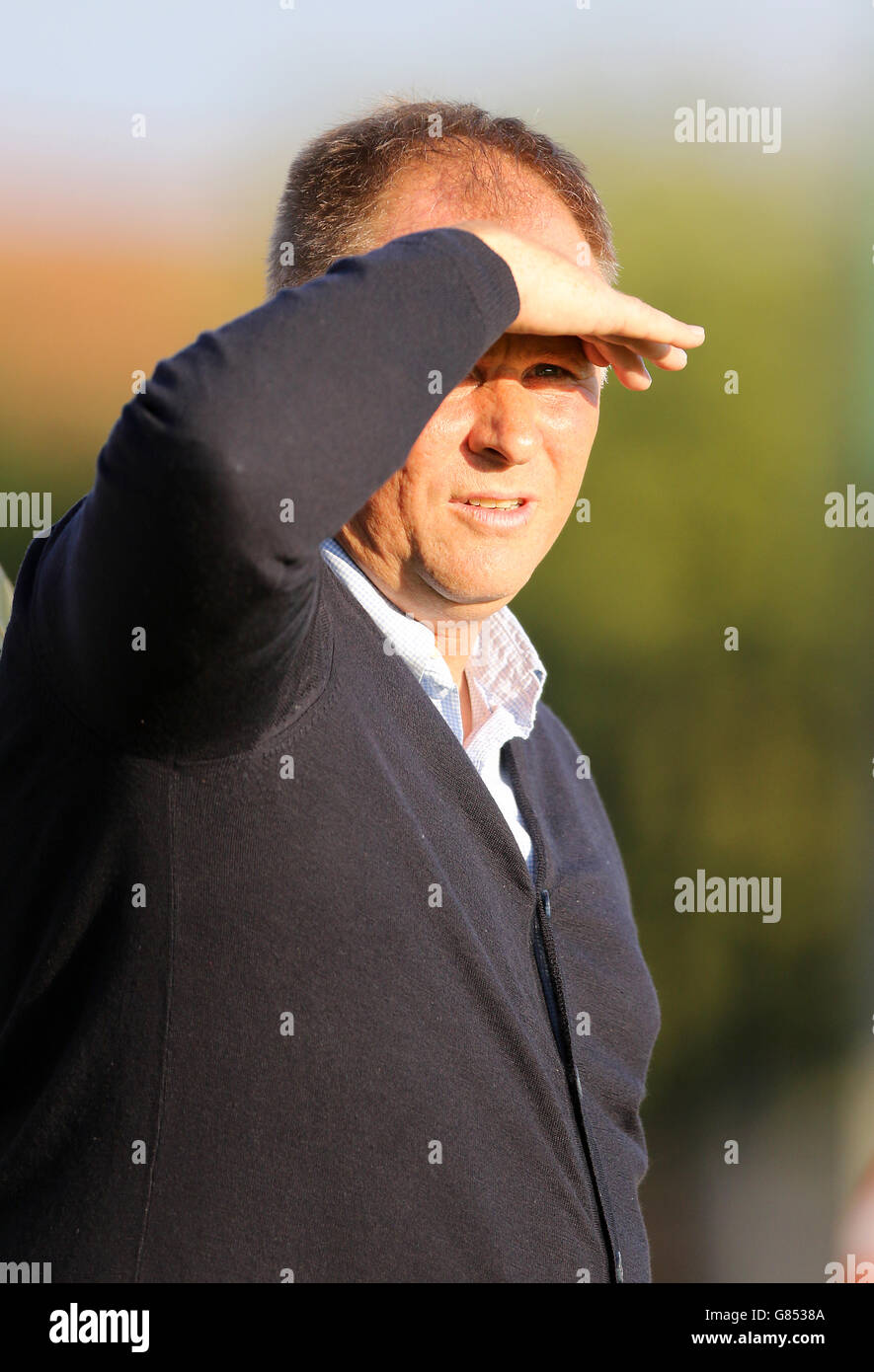 Soccer - Pre Season Friendly - Blyth Spartans v Blackpool - Croft Park ...