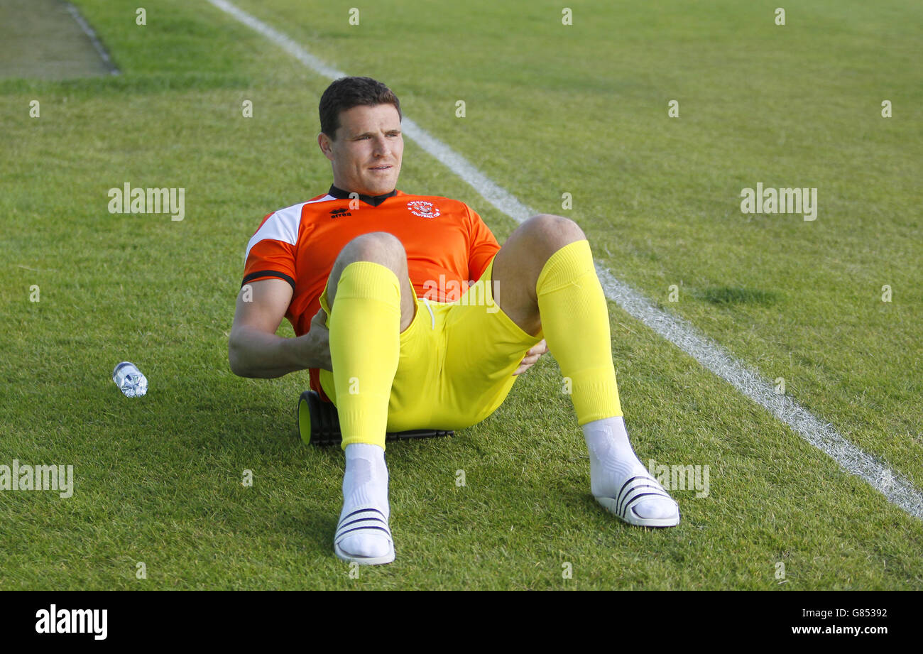 Soccer - Pre Season Friendly - Blyth Spartans v Blackpool - Croft Park ...