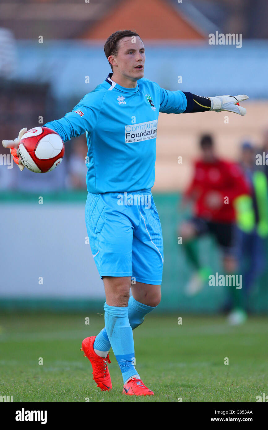 Soccer - Pre Season Friendly - Blyth Spartans v Blackpool - Croft Park ...
