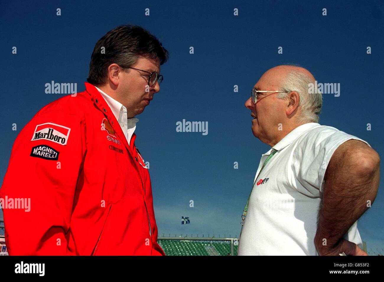 Motor Racing - Canadian Grand Prix - Montreal. Murray Walker and Ross ...
