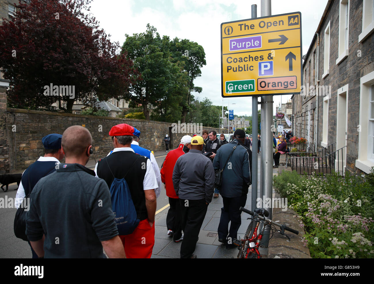 Golf - The Open Championship 2015 - Day Three - St Andrews. Fans walk ...