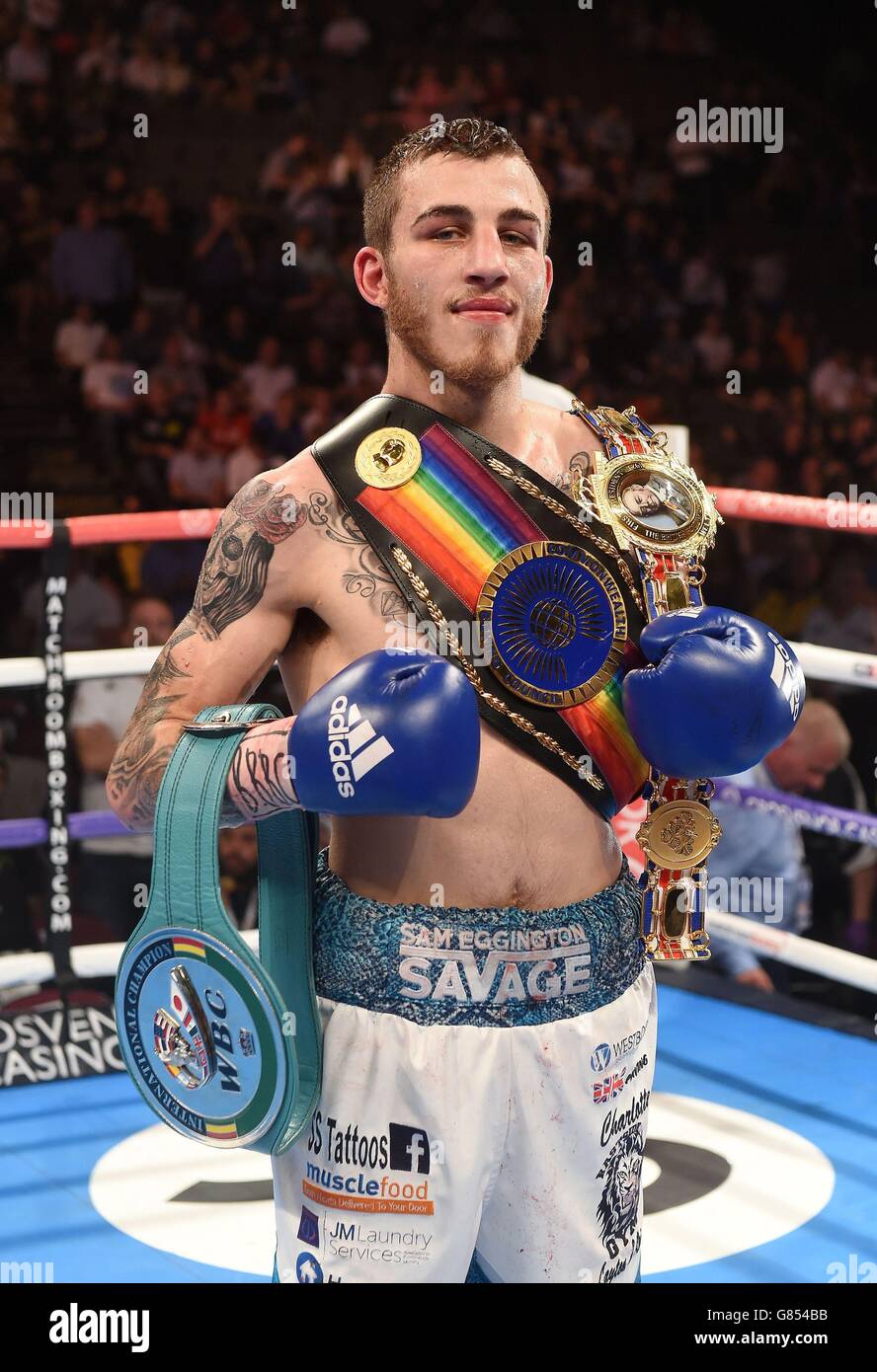 Boxing - High Stakes - Manchester Arena Stock Photo - Alamy