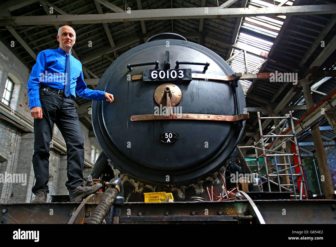 Flying Scotsman work Stock Photo - Alamy