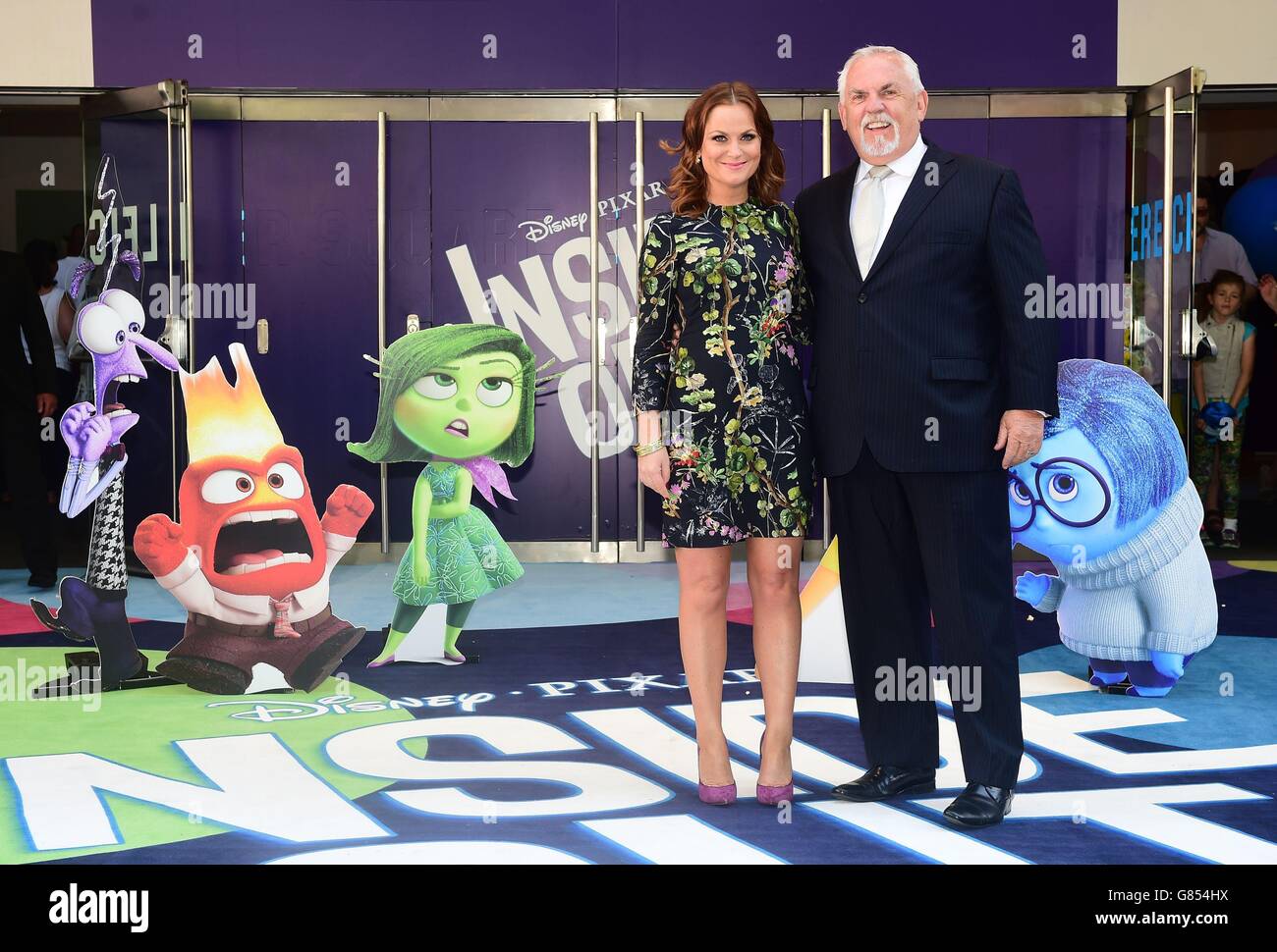 Inside Out premiere - London. Amy Poehler and John Ratzenberger ...