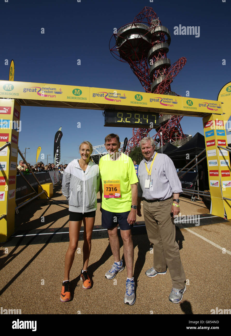Morrison's Great Newham London Run Stock Photo - Alamy