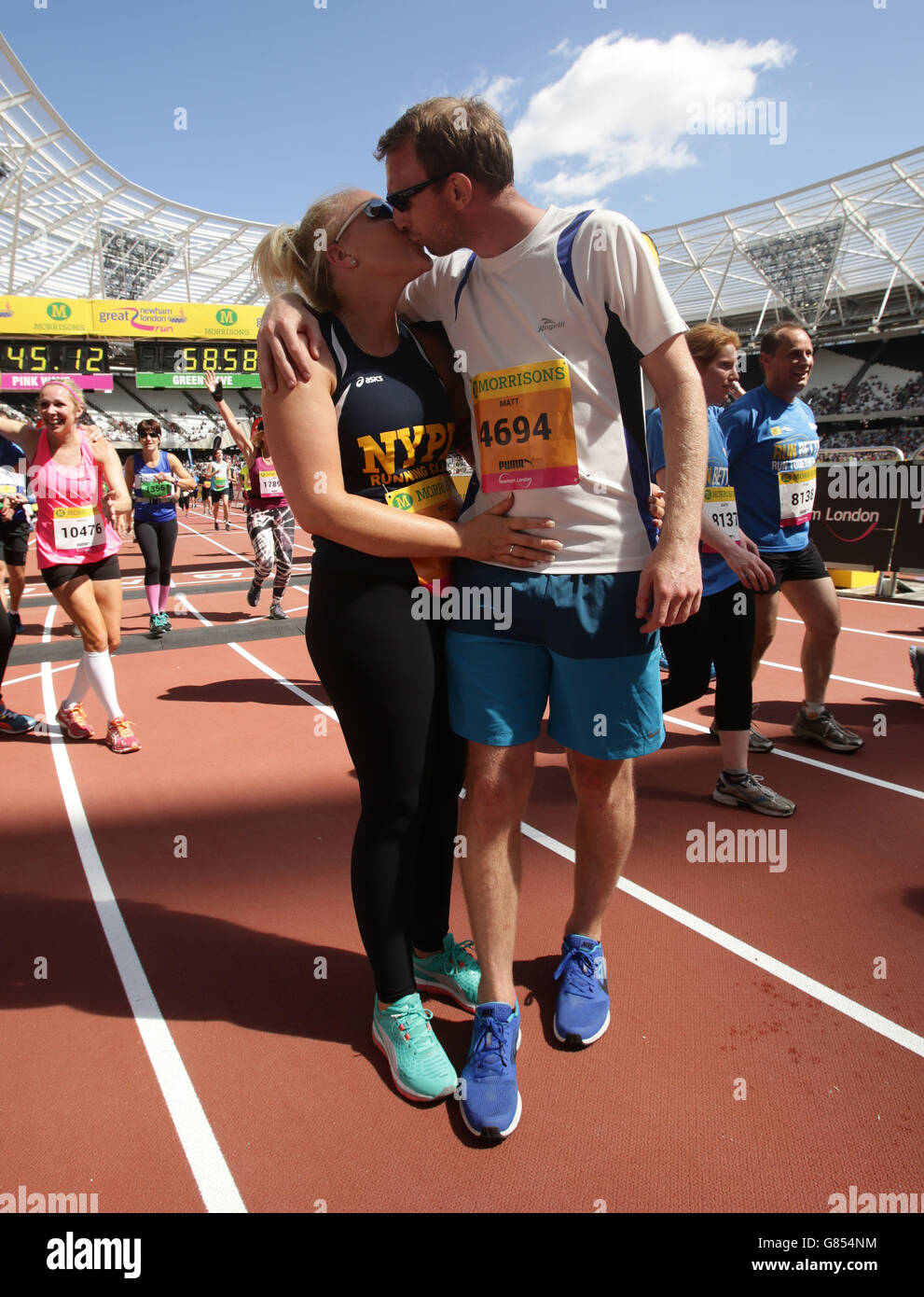 Morrison's Great Newham London Run Stock Photo - Alamy