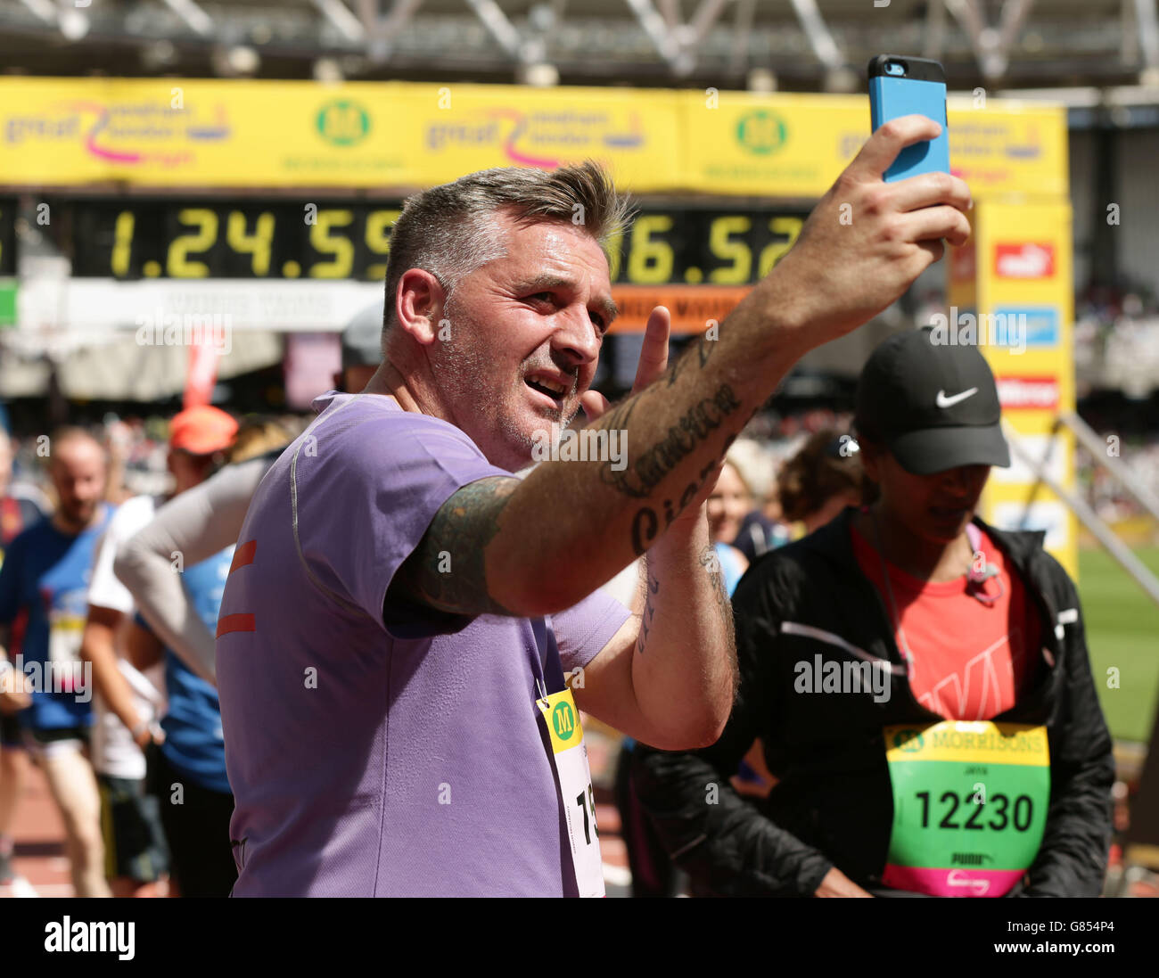 Morrison's Great Newham London Run Stock Photo - Alamy