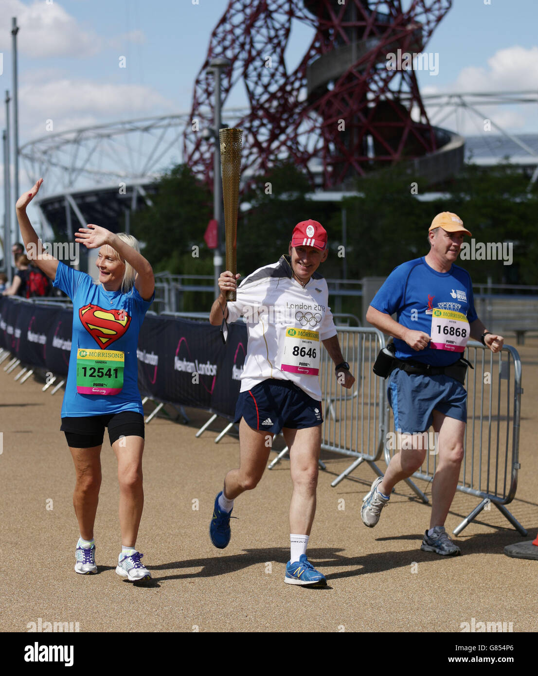 Morrison's Great Newham London Run Stock Photo - Alamy