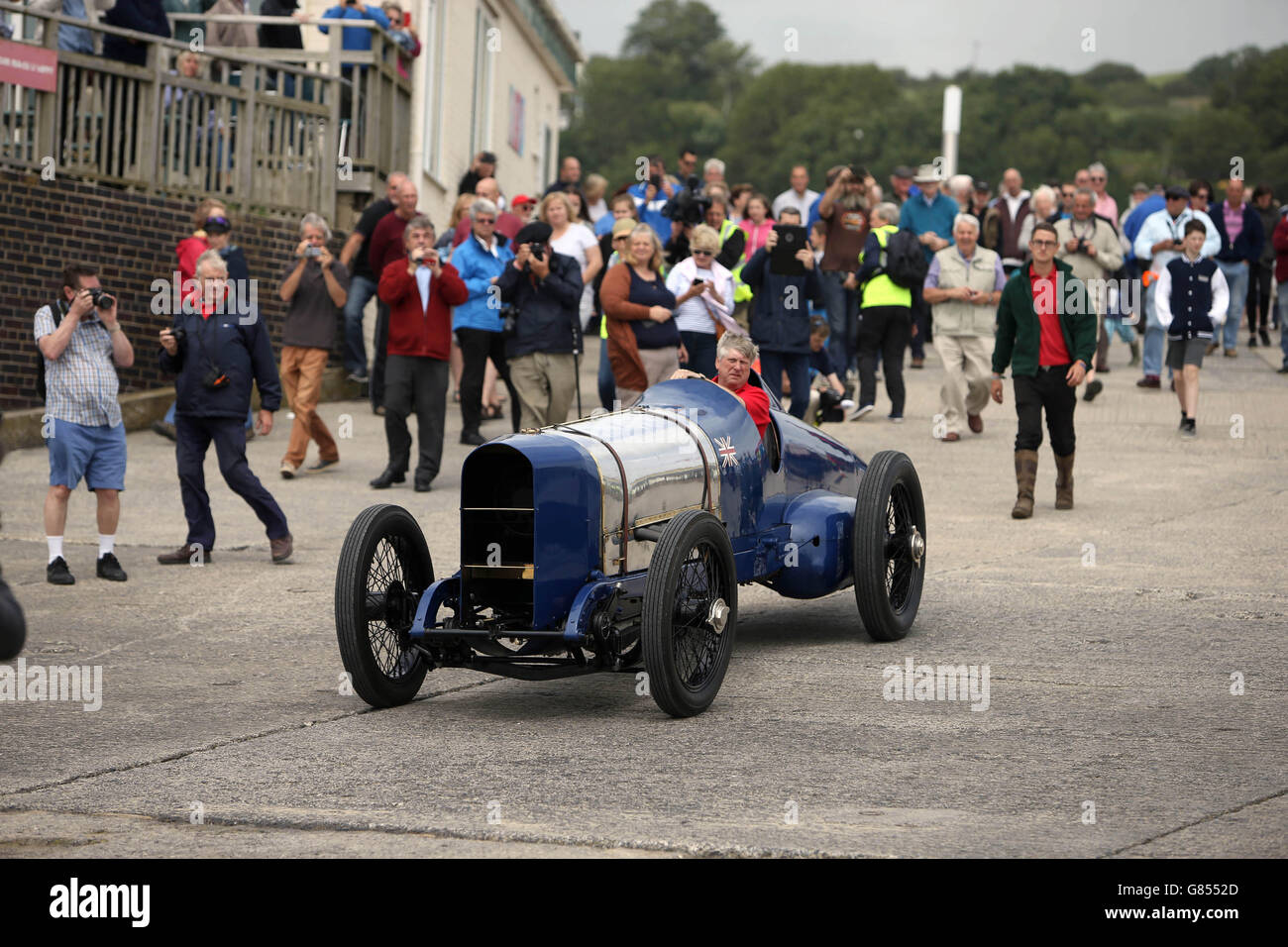 The historic Sunbeam racing car, nicknamed Bluebird once owned by Sir ...