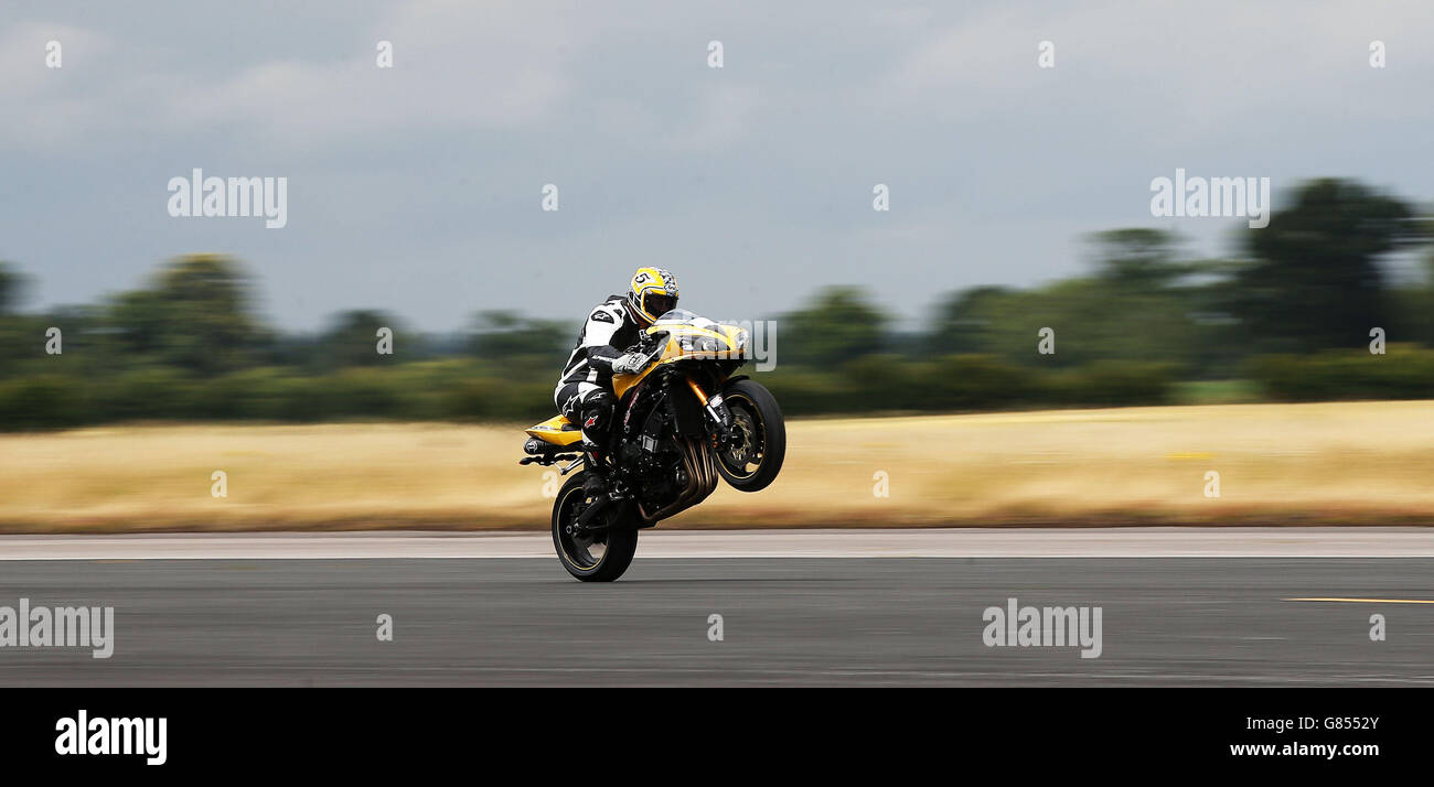 Tom Swales from York during a practice session at Elvington airfield ...