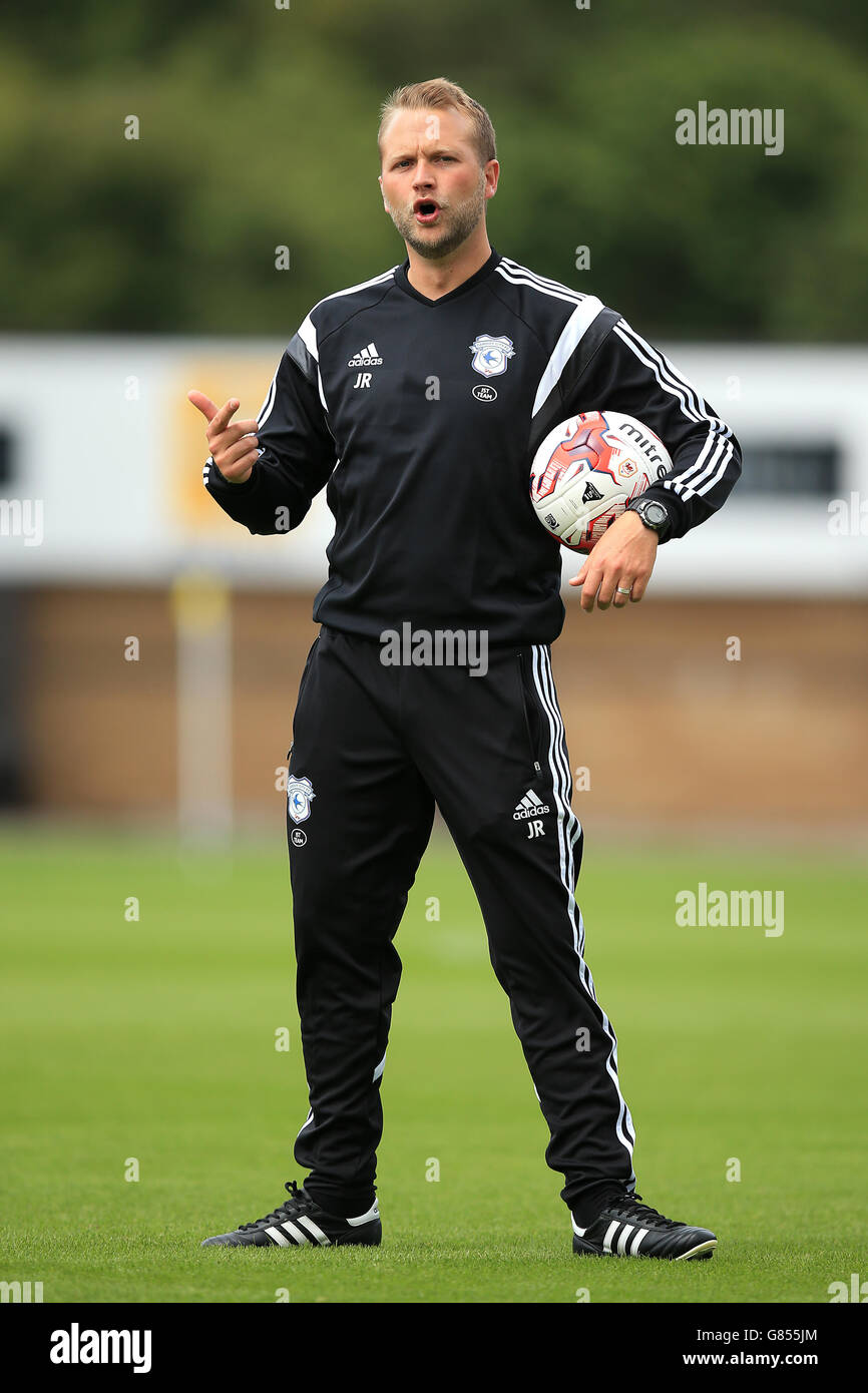 Cardiff city first team coach james rowberry hi-res stock photography ...
