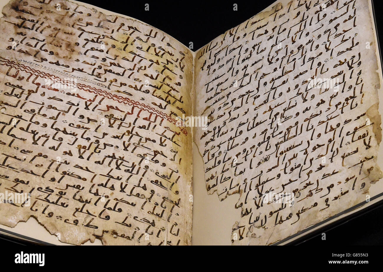 An Islamic manuscript which has been identified as one of the world's ...