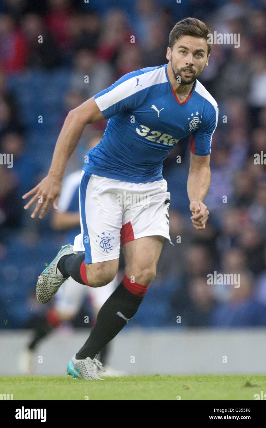 Rangers darren mcgregor pre season friendly match ibrox stadium hi-res ...