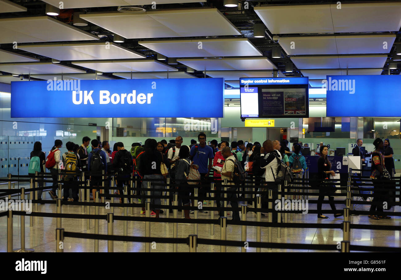 UK Border stock Stock Photo - Alamy