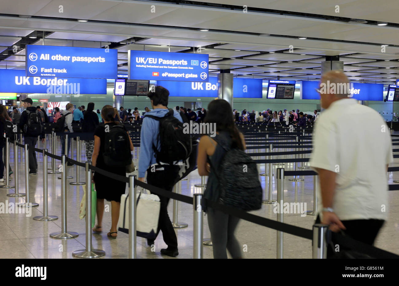 Border Control Heathrow High Resolution Stock Photography and Images - Alamy