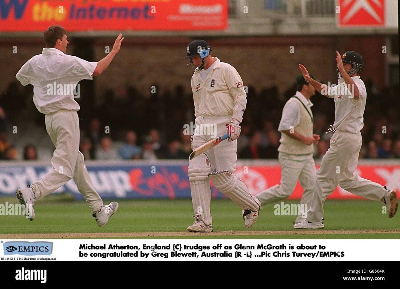 Cricket-2nd Test Match-Lords Stock Photo - Alamy