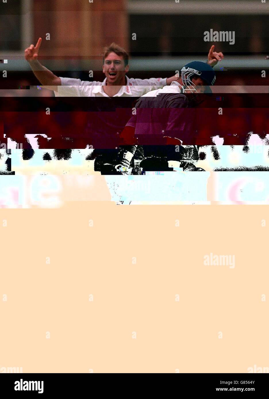 Cricket-2nd Test Match-Lords Stock Photo - Alamy