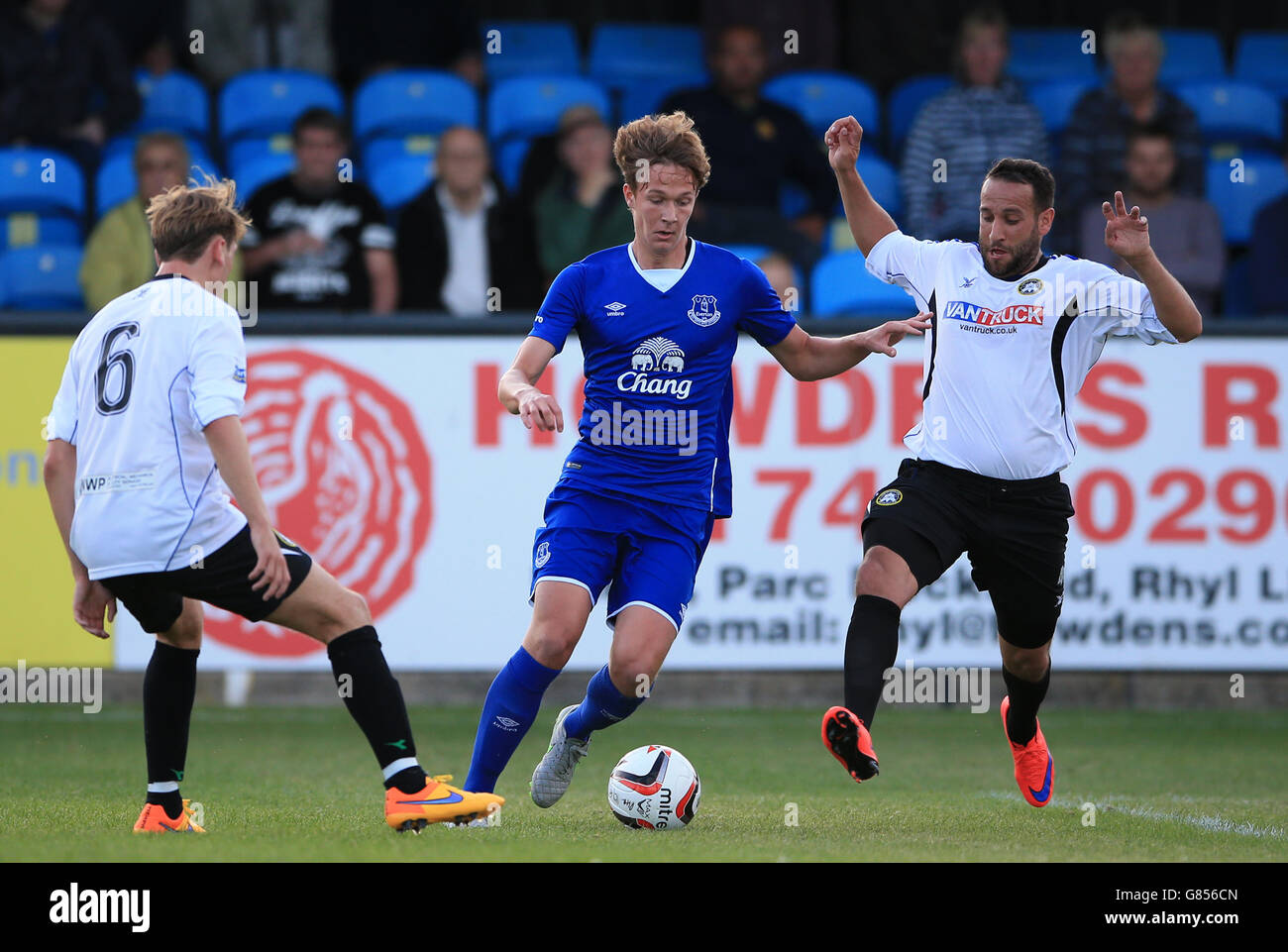 Soccer - Pre Season Friendly - Rhyl v Everton U21's - Belle Vue Stock ...