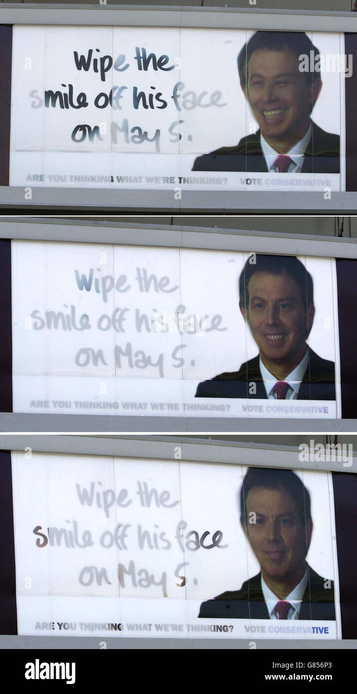 General Election Campaign 2005 - Conservative Party poster unveiling ...