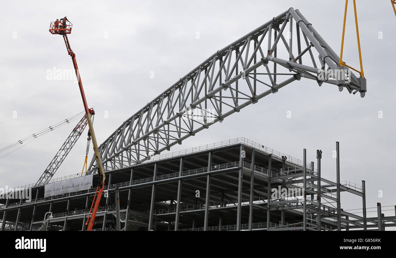 Soccer - Liverpool Stadium Development - Anfield Stock Photo - Alamy