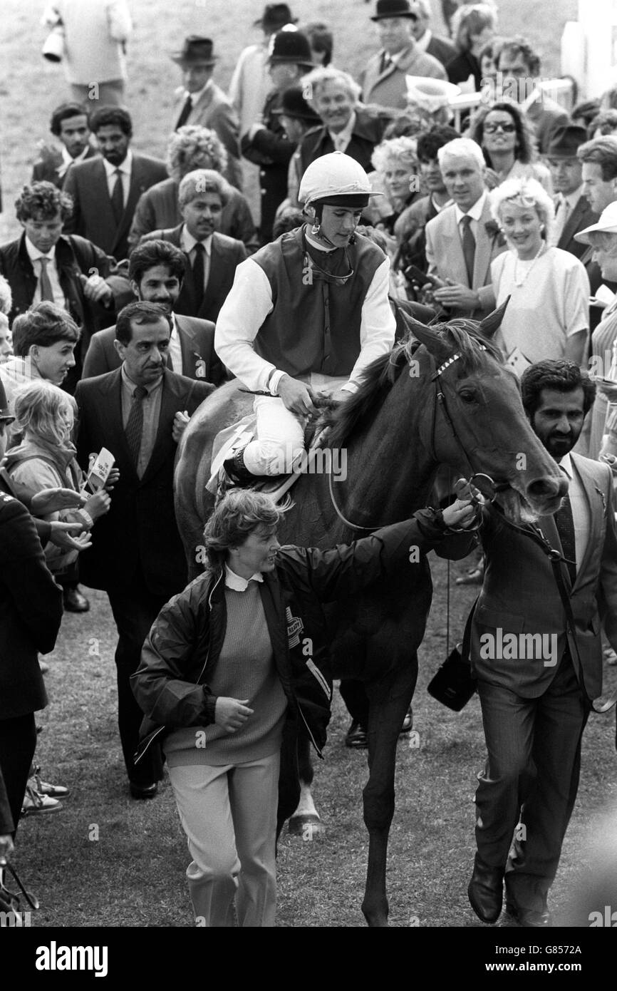 Horse Racing - Sheikh Mohammed - Epsom Stock Photo - Alamy