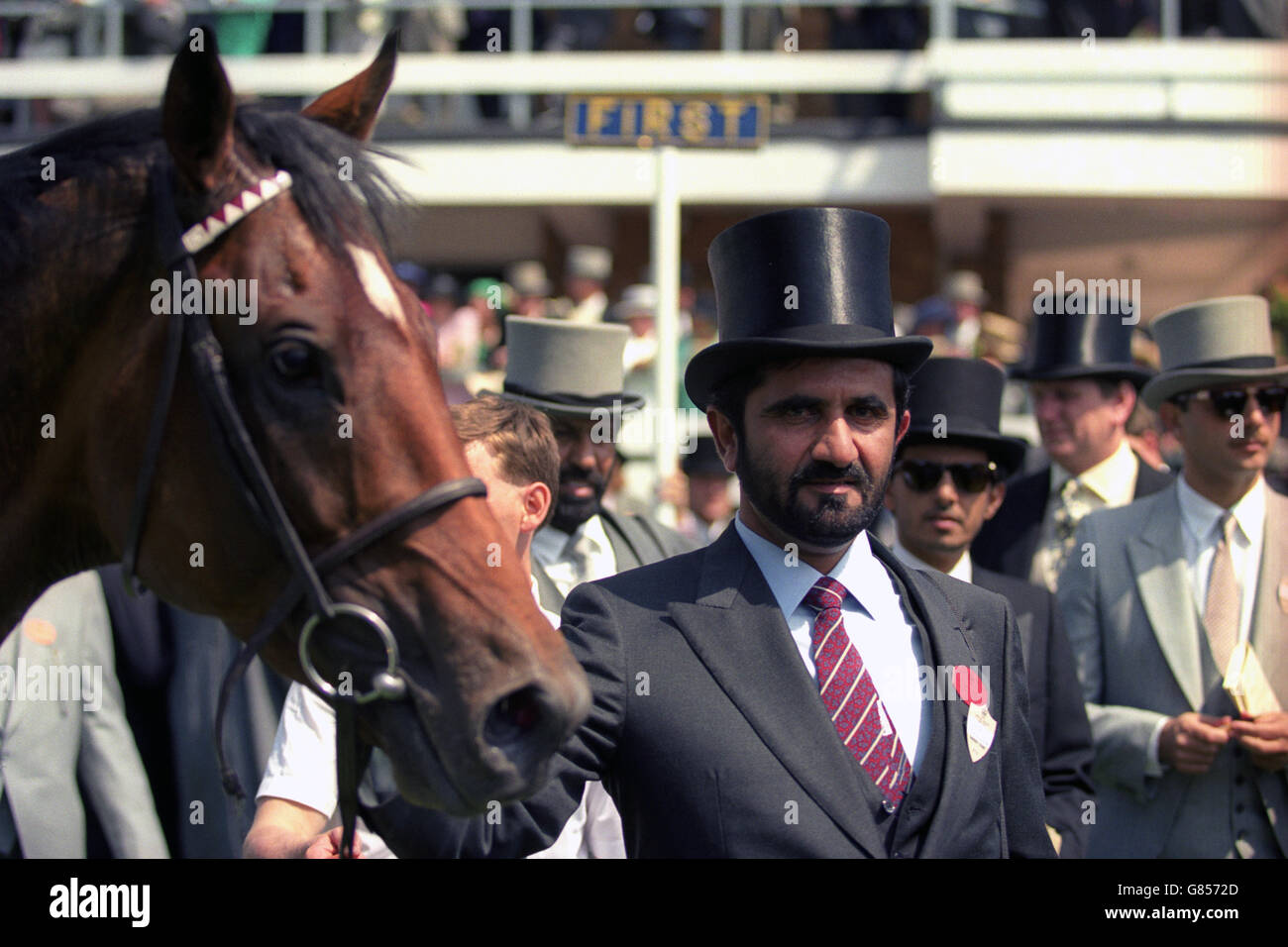 Horse Racing - Sheikh Mohammed - Royal Ascot Stock Photo - Alamy