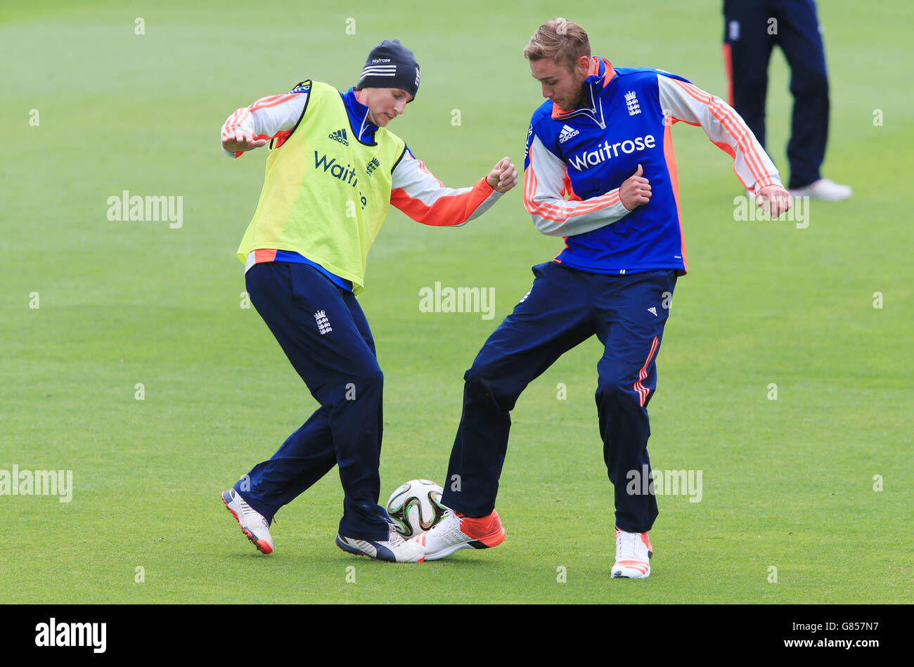 Englands joe root nets session edgbaston hi-res stock photography and ...