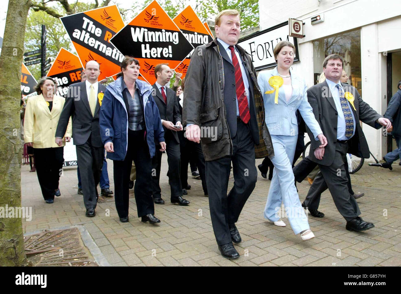 General Election Campaign 2005 - The Liberal Democrats Stock Photo - Alamy