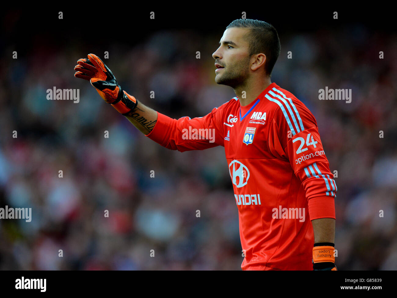 Olympique lyons goalkeeper anthony lopes hi-res stock photography and ...