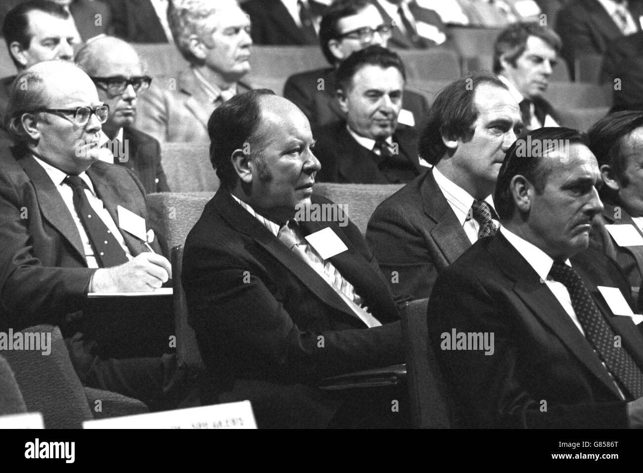Former Labour minister Reg Prentice at the Confederation of British ...