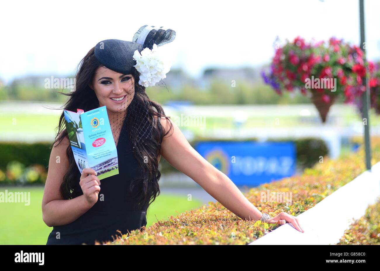 Galway model Laura Fox during day two of the Galway Festival at Galway ...