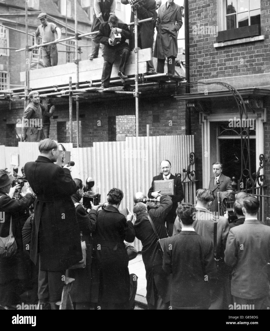 Politics - Chancellor of the Exchequer RA Butler - London Stock Photo ...