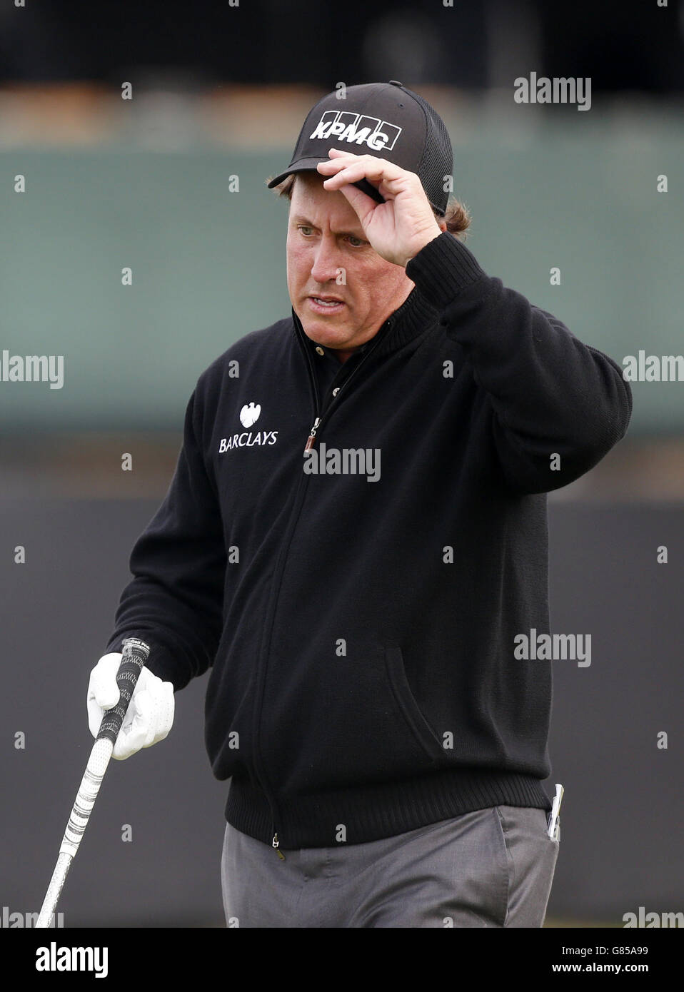 USA's Phil Mickelson during a practice day ahead of The Open ...