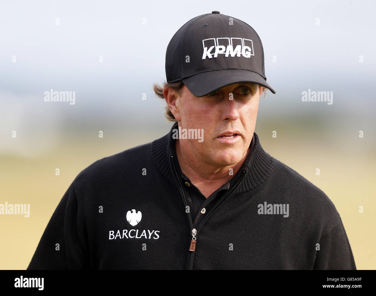 USA's Phil Mickelson during a practice day ahead of The Open ...
