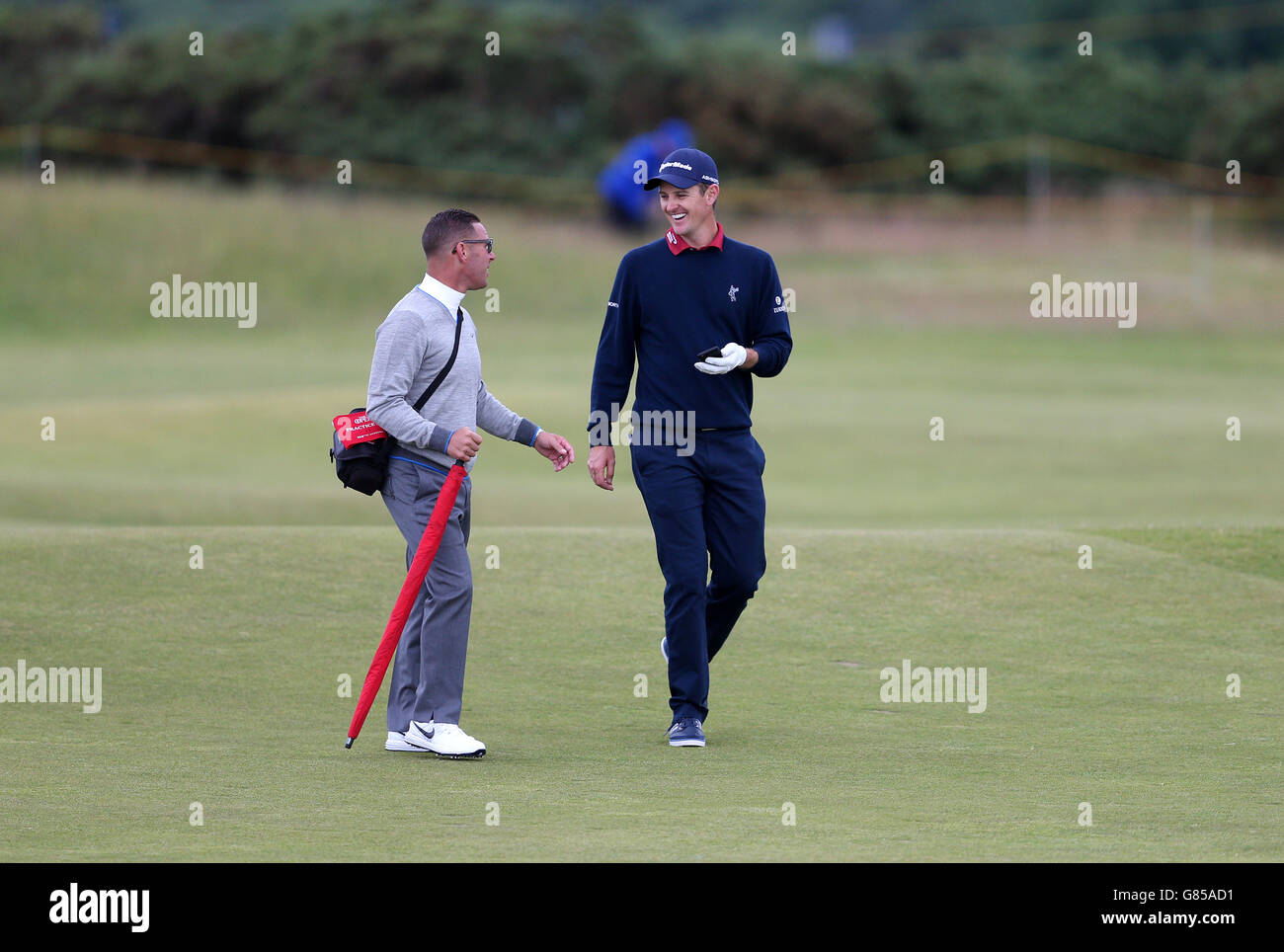 Justin rose open practice hi-res stock photography and images - Alamy