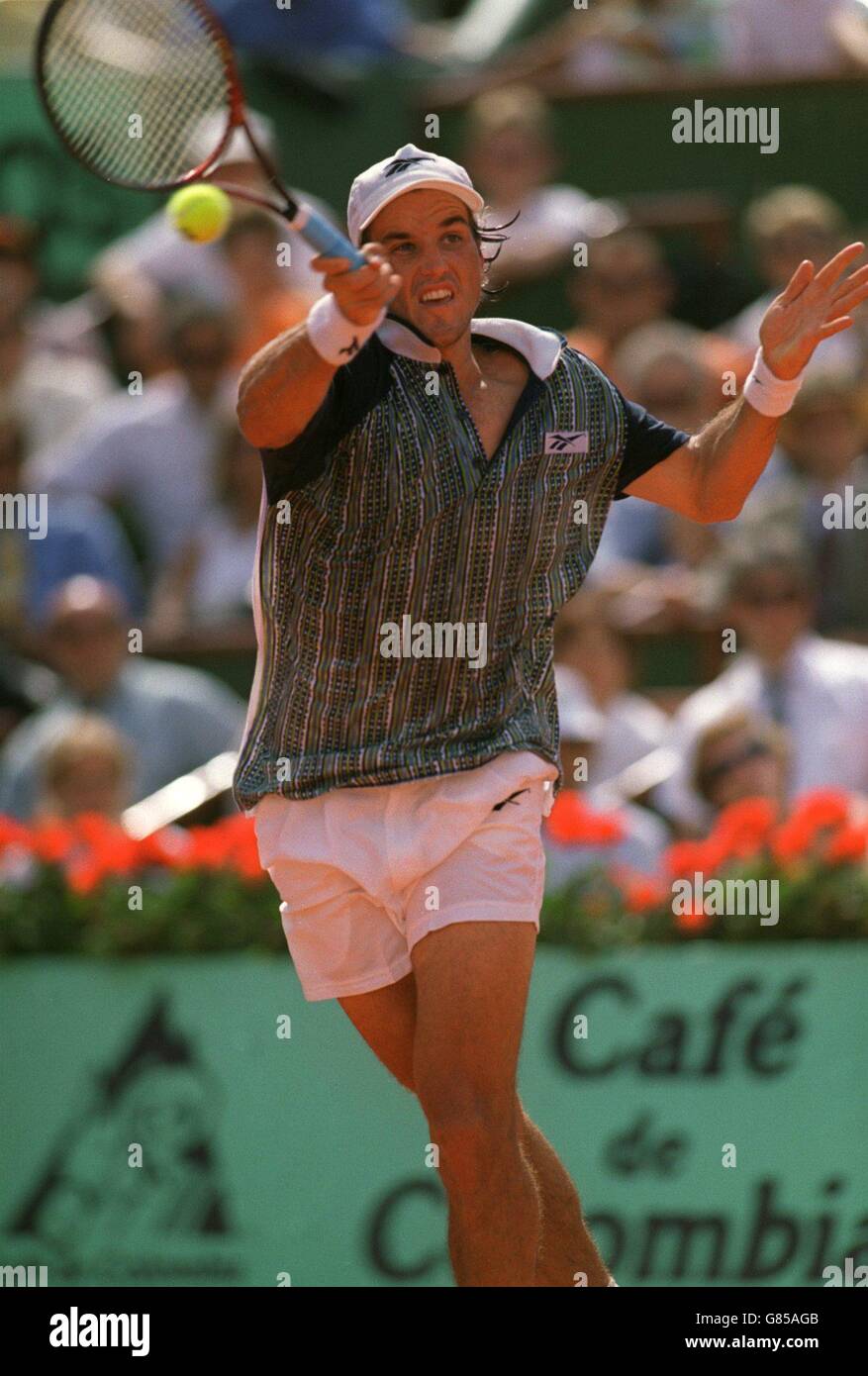 Tennis ... French Tennis Open. Patrick Rafter, Australia Stock Photo ...