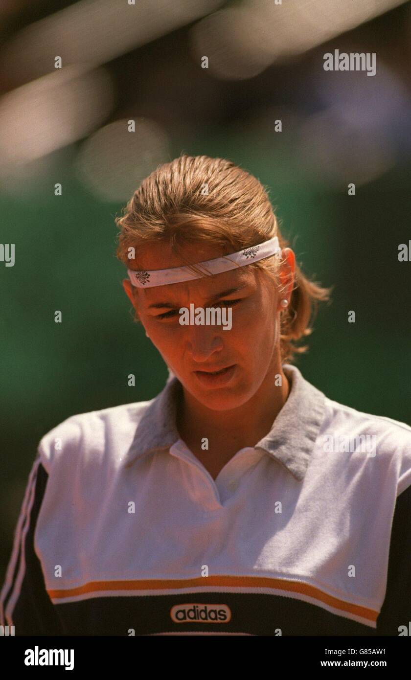 Tennis ... French Tennis Open. Steffi Graf, Germany Stock Photo - Alamy