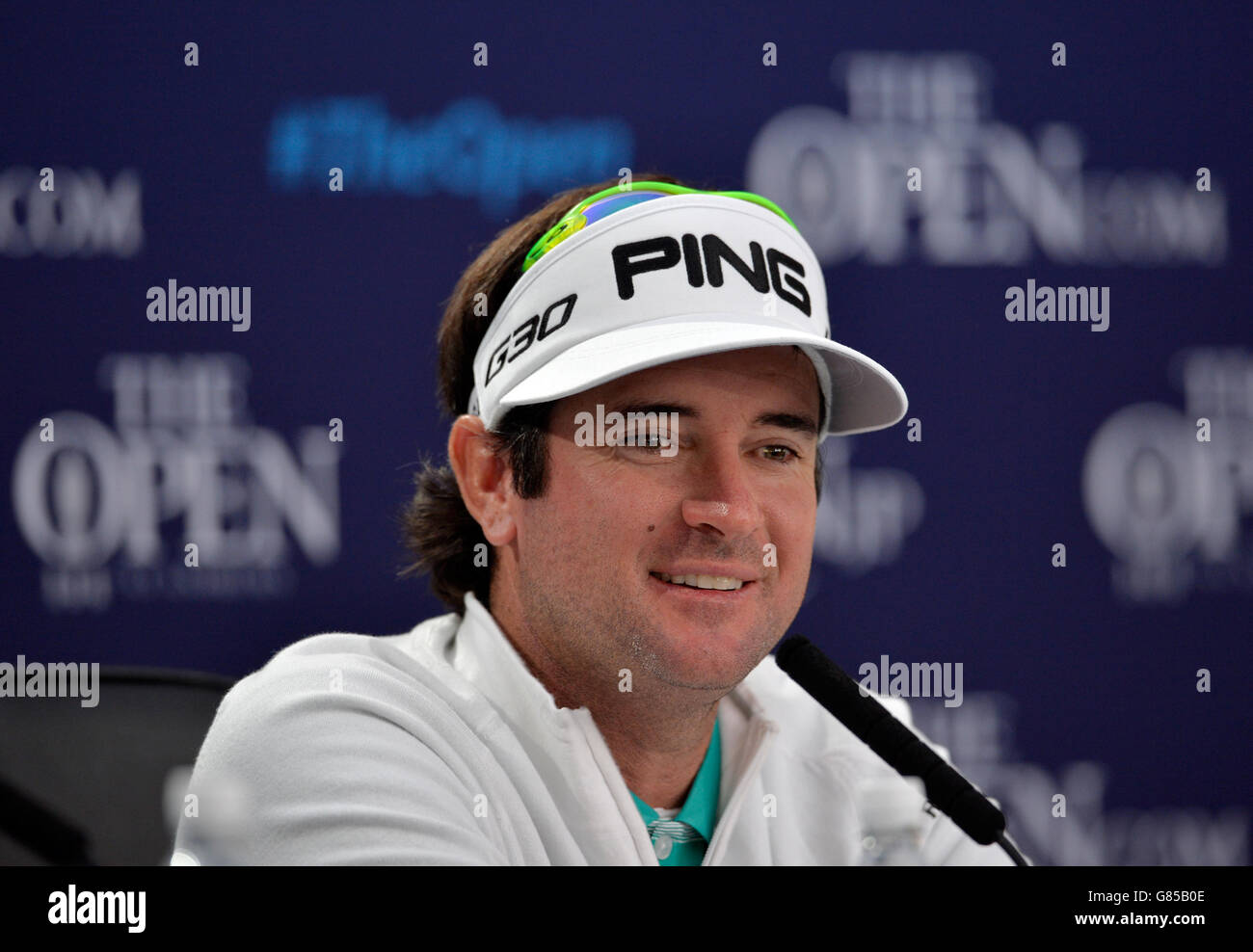 USA's Bubba Watson during a practice day ahead of The Open Championship ...