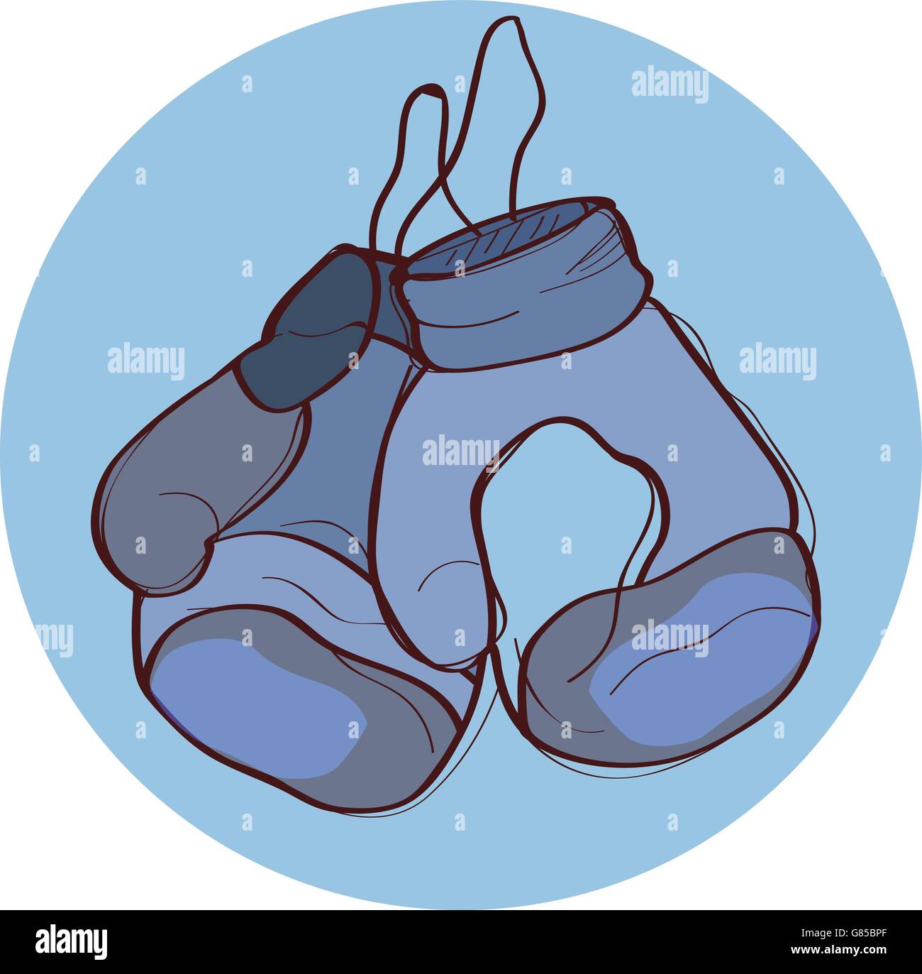 Boxing Gloves Cartoon High Resolution Stock Photography and Images - Alamy