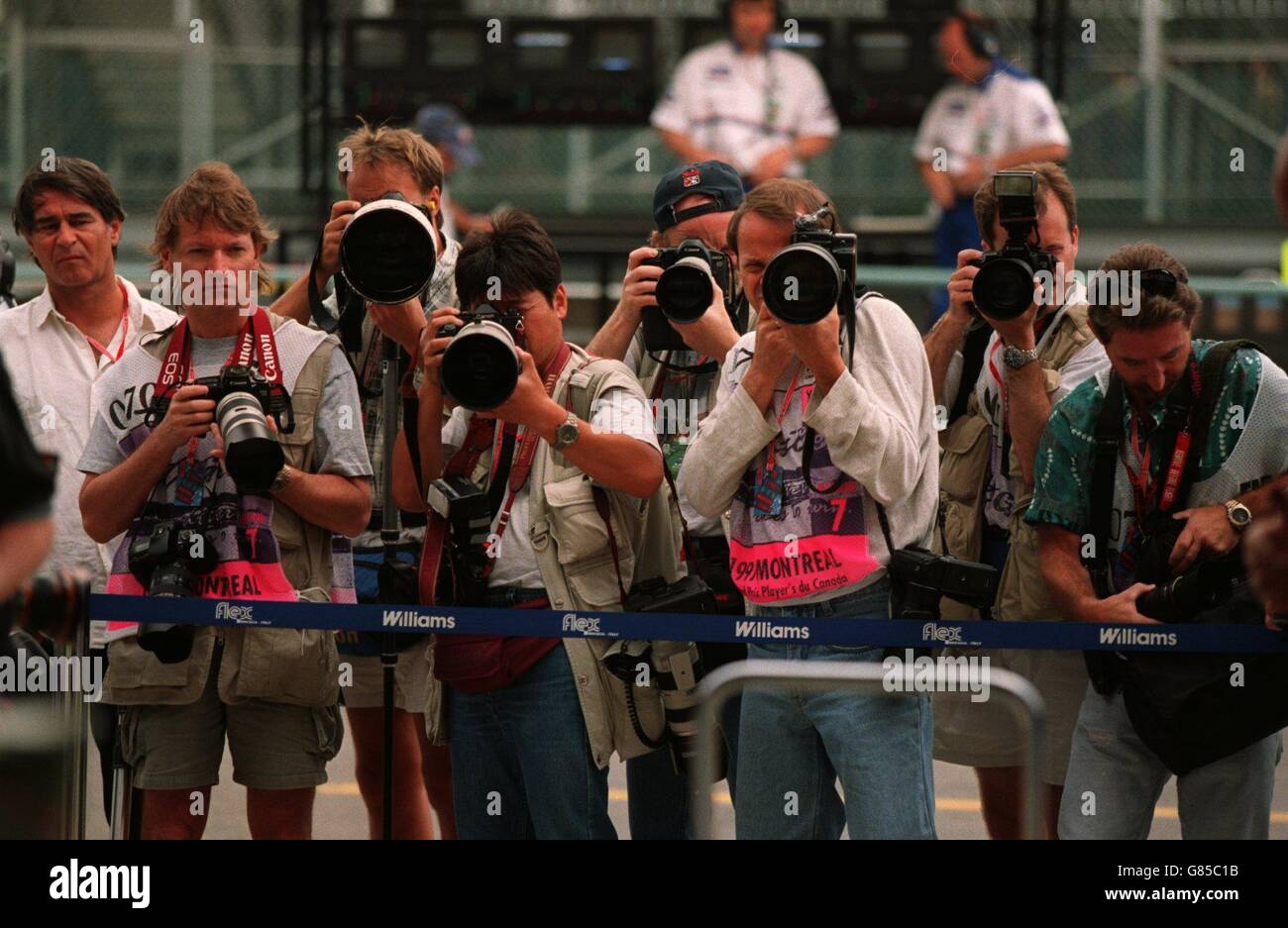Photographers at the williams garage hi-res stock photography and ...
