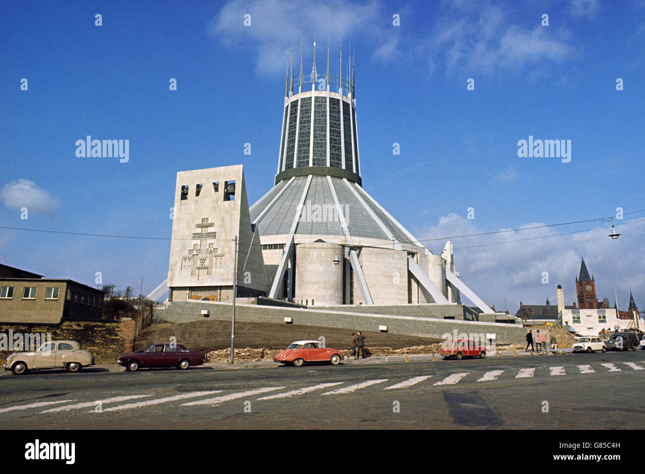 Construction continues around the new Roman Catholic Cathedral in ...